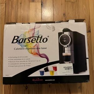 barsetto | Other | Brand New Barsetto Espresso Coffee Machine | Poshmark